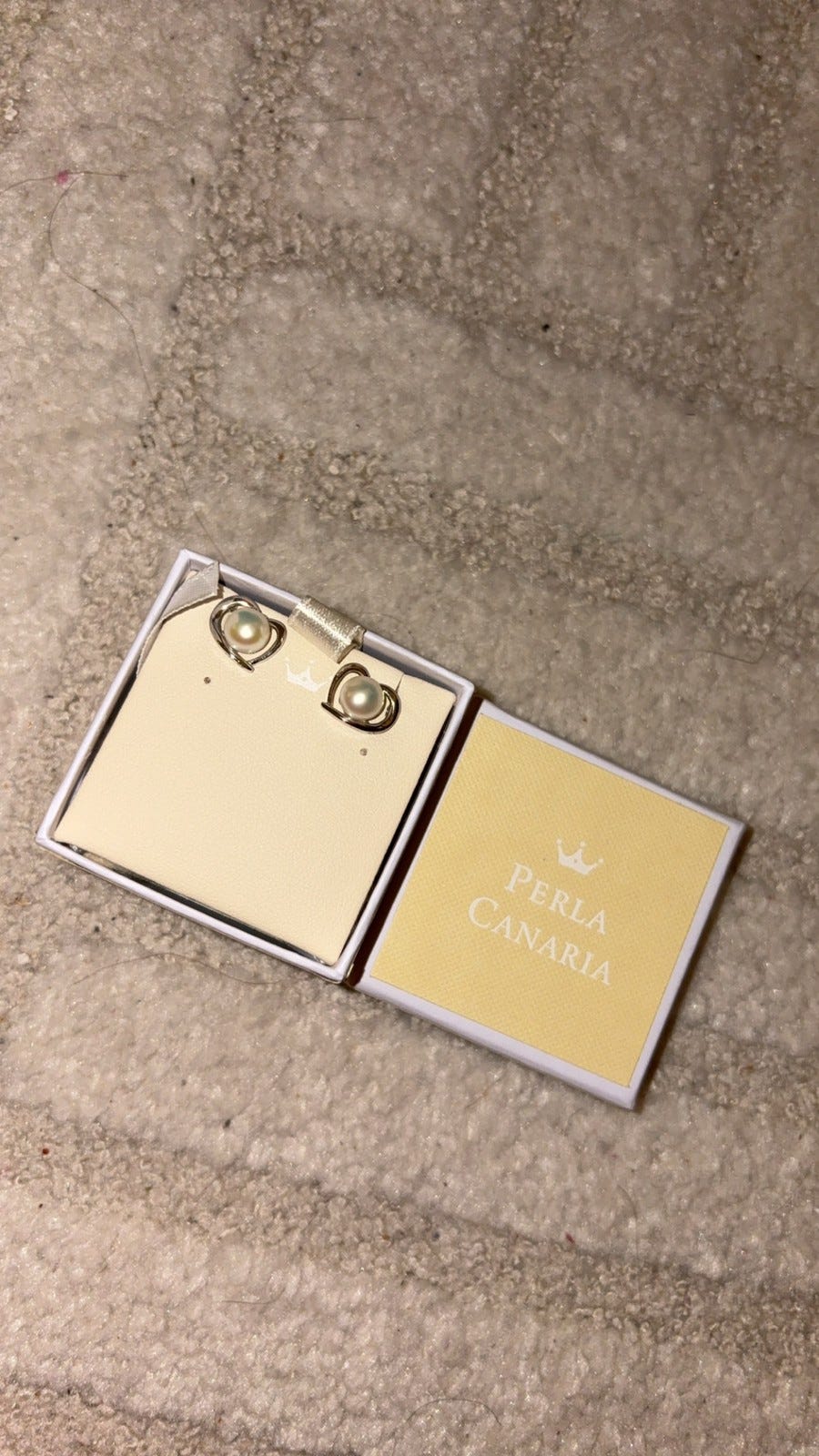 Perla Canaria øredobber,helt ubrukt. | FINN-torget