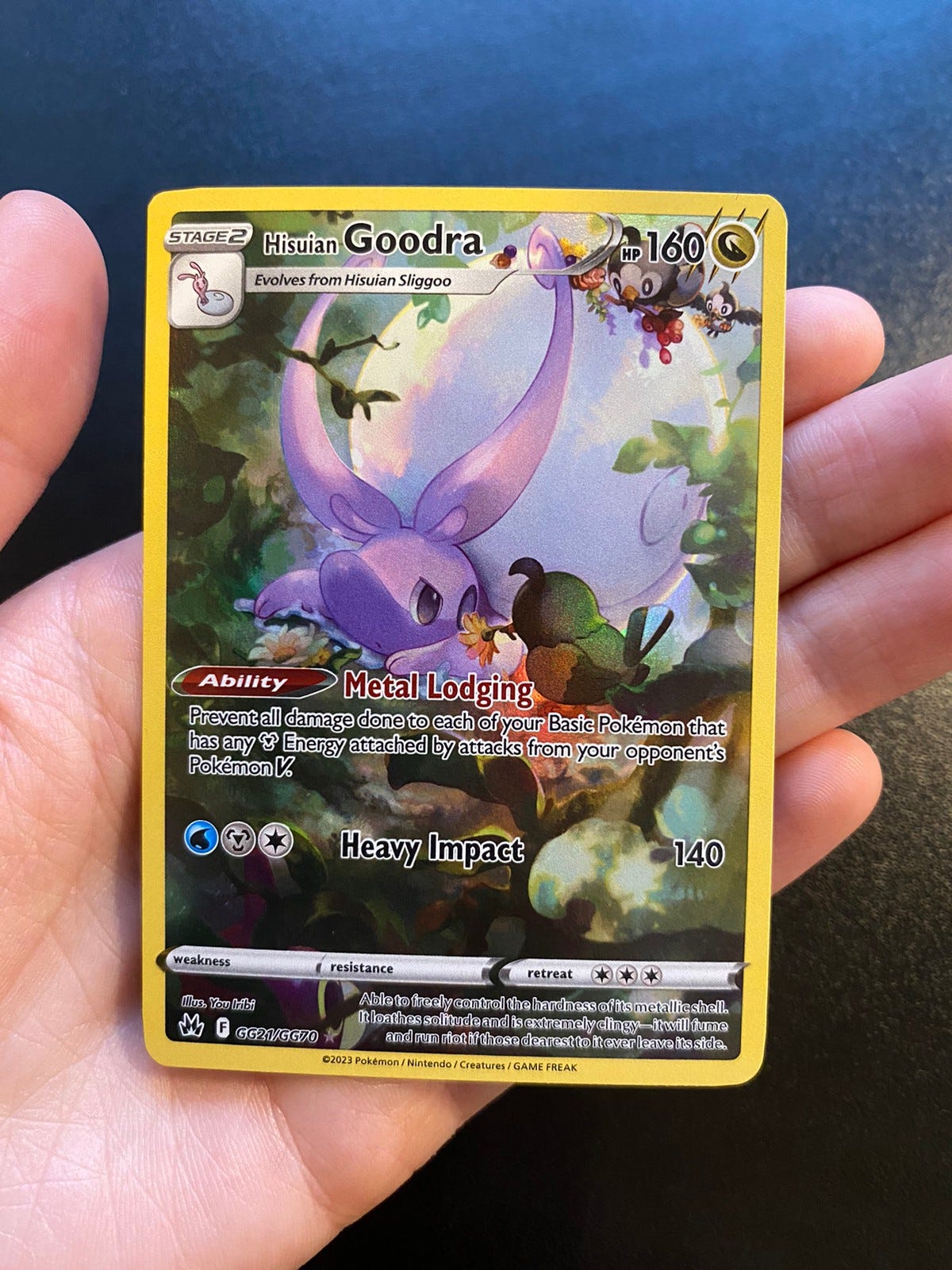 Hisuian Goodra #GG21 - Pokemon Crown Zenith | FINN-torget