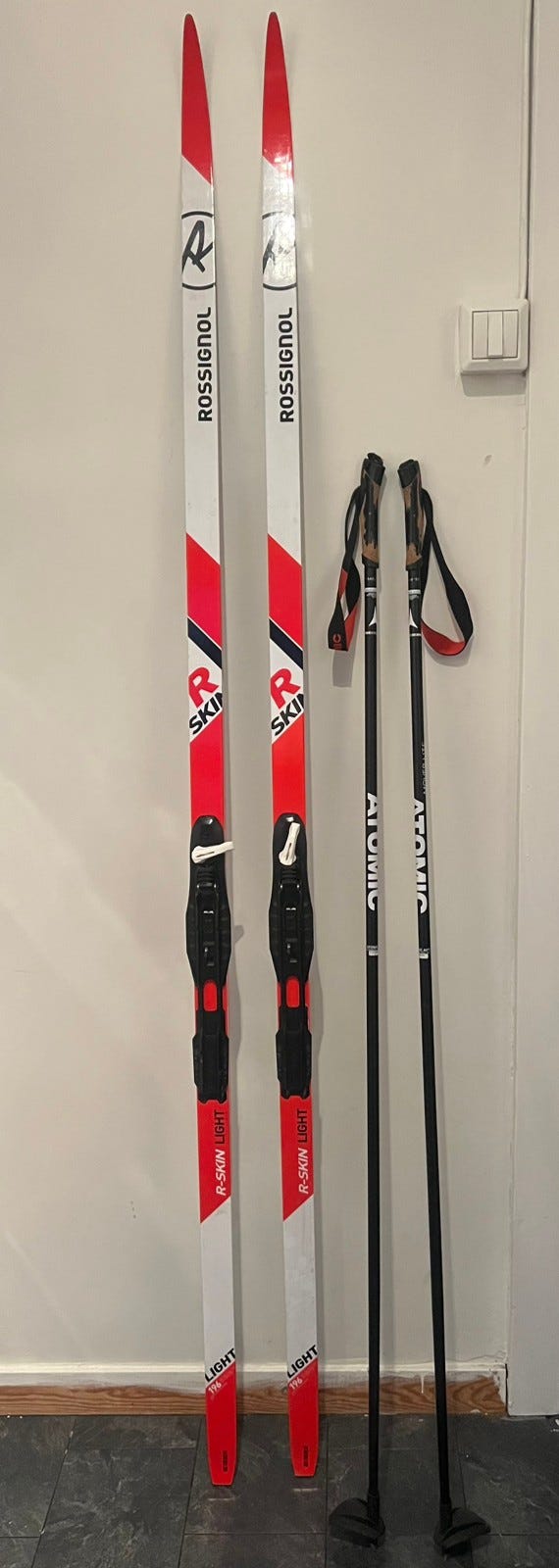 Rossignol R-skin light med staver og sko | FINN-torget
