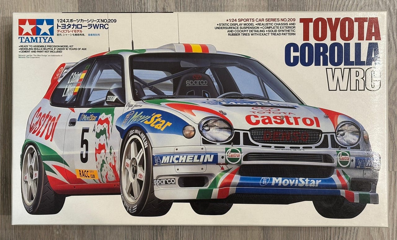Tamiya Toyota Corolla WRC 1998 1/24 | FINN-torget