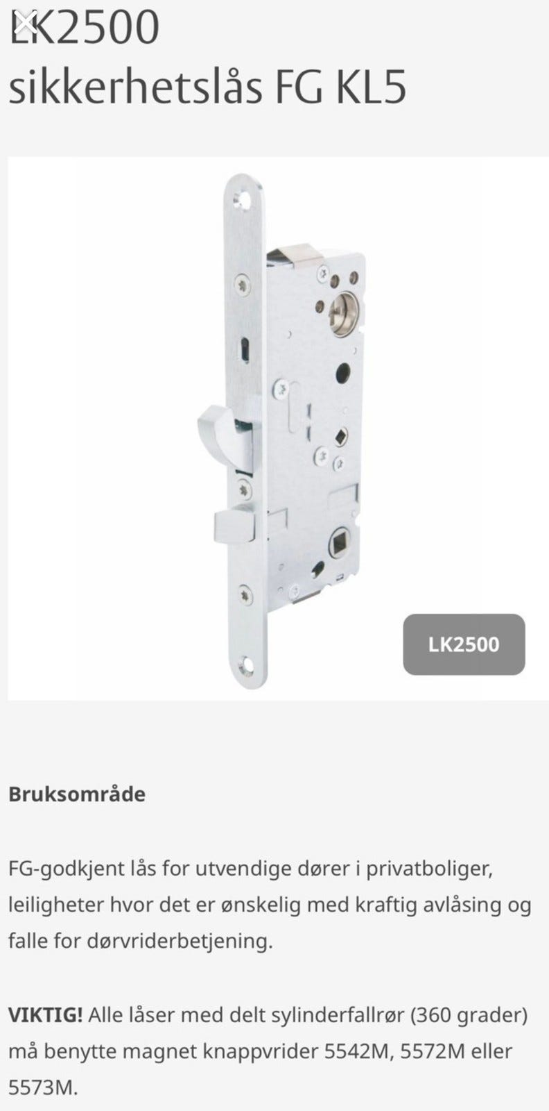 Assa Abloy Connect 2500 Låskasse | FINN-torget