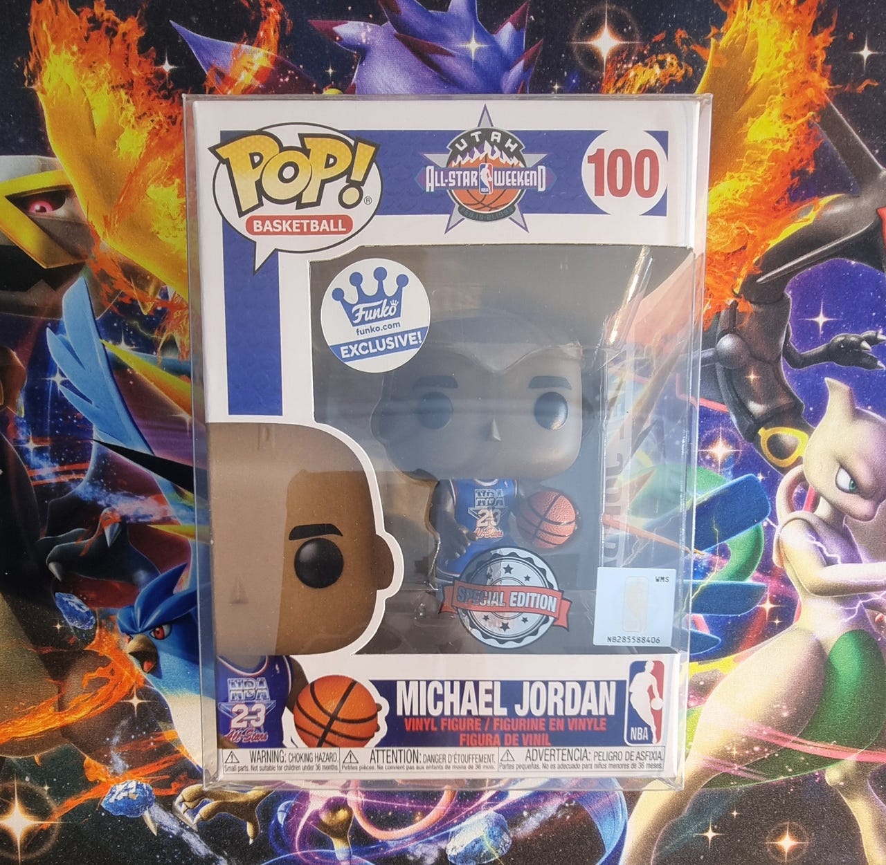 Funko Pop! Michael Jordan NBA 92 All Star Funko Shop Exclusive #100 w/ Protector | FINN-torget