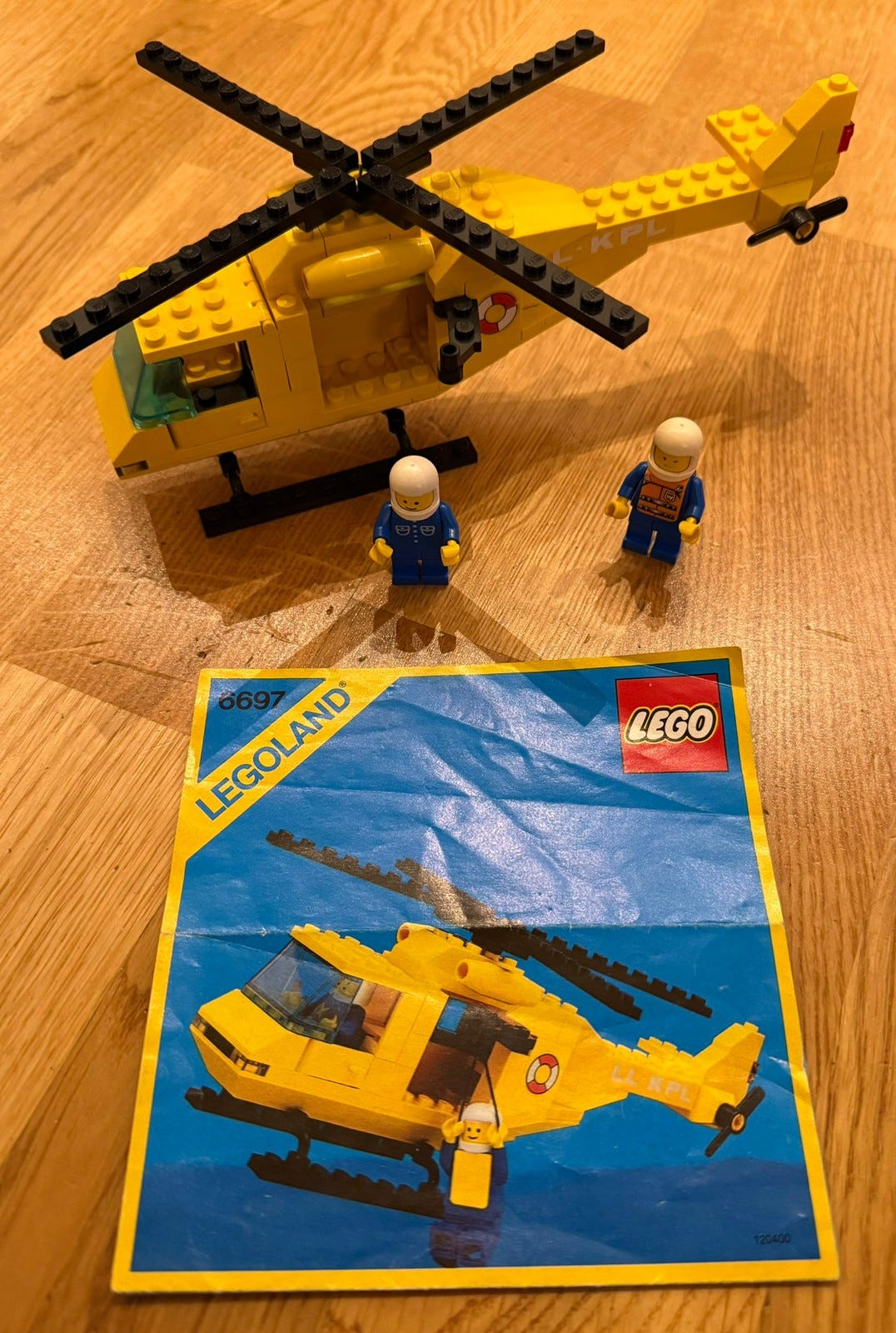 Lego sett 6697 Rescue-I Helicopter (1985) - Redningshelikopter | FINN ...