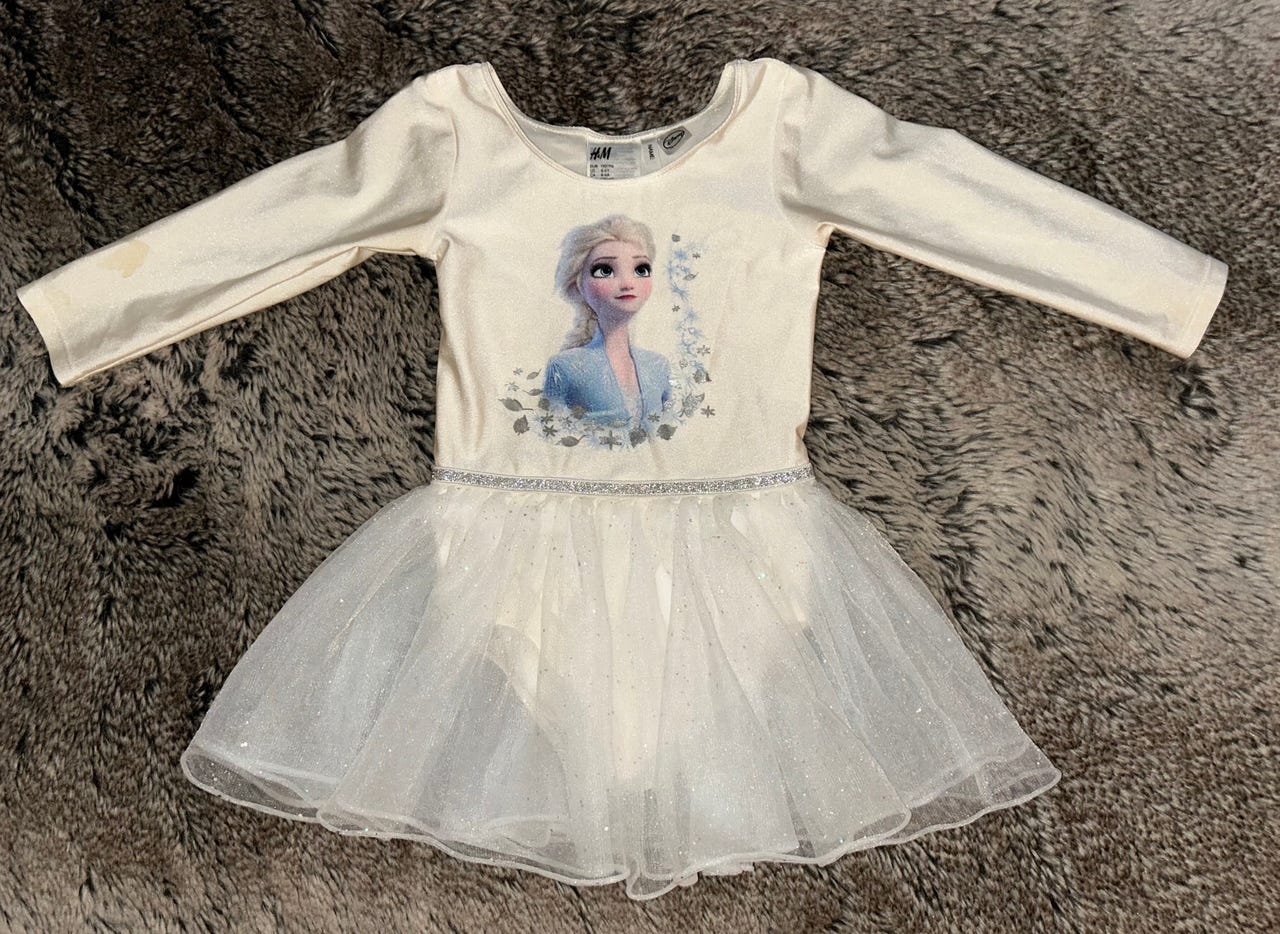 Elsa Frost/Frozen tutu/ballettkjole str 110-116 | FINN-torget