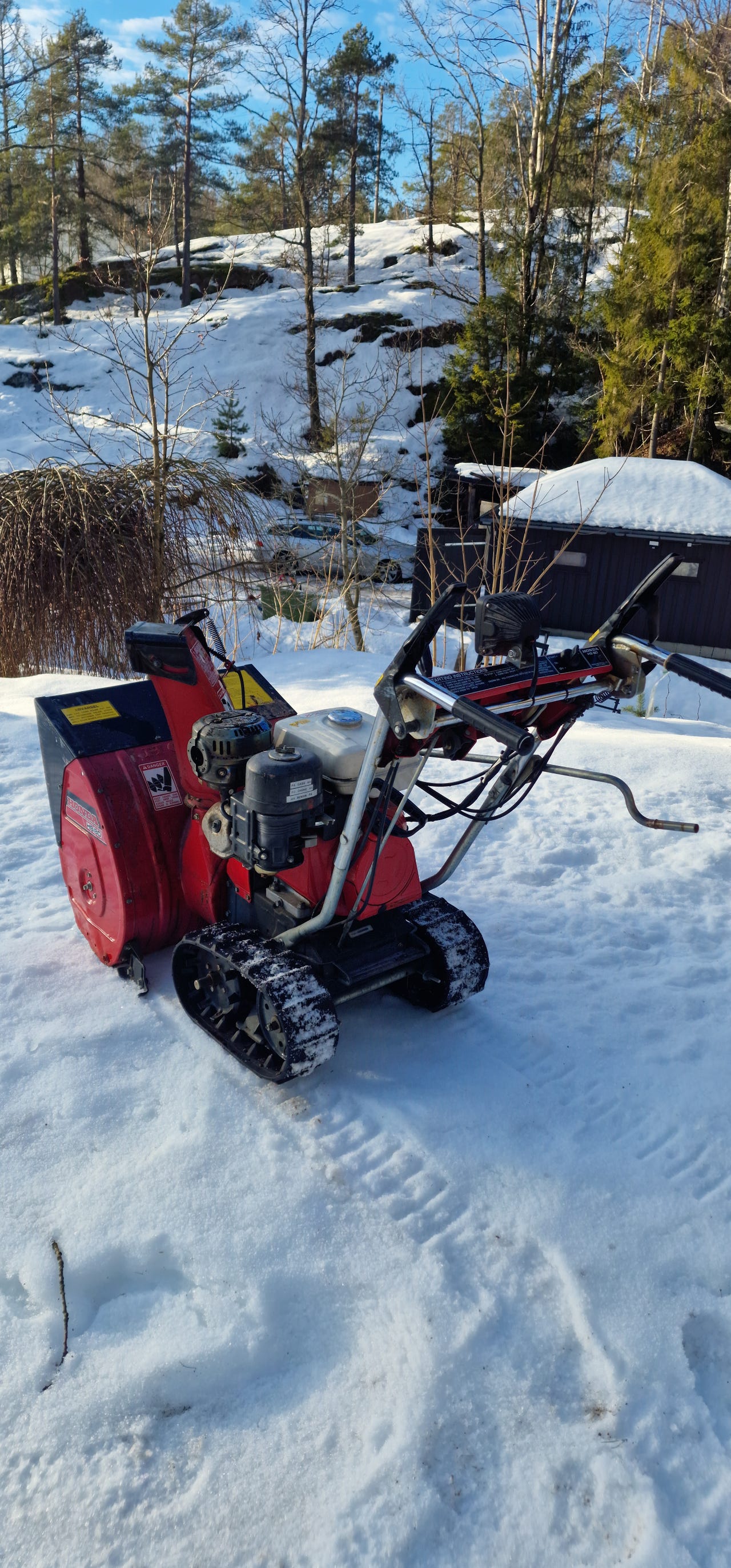 Honda HS 80 snøfreser med belter | FINN-torget