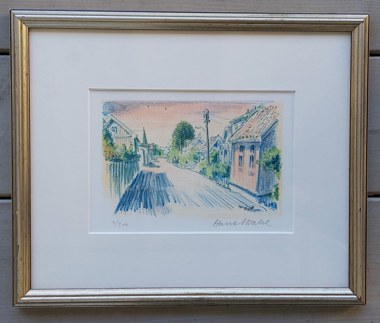 Litografi av Hans Normann Dahl (1937-2019) | FINN-torget