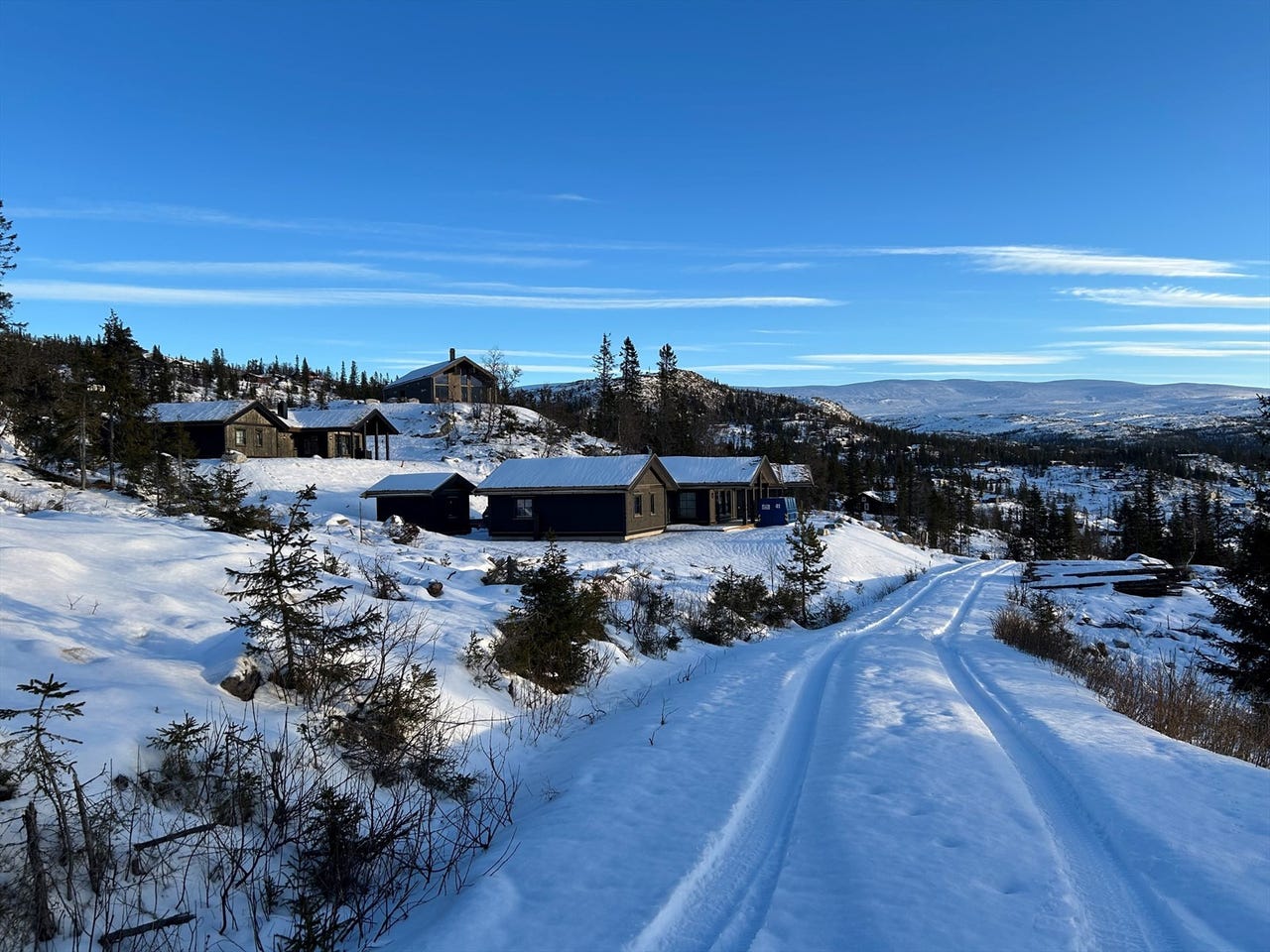 Innbydende H-hytte på Tempelseter. Alt på ett plan - 4 soverom og 2 bad ...