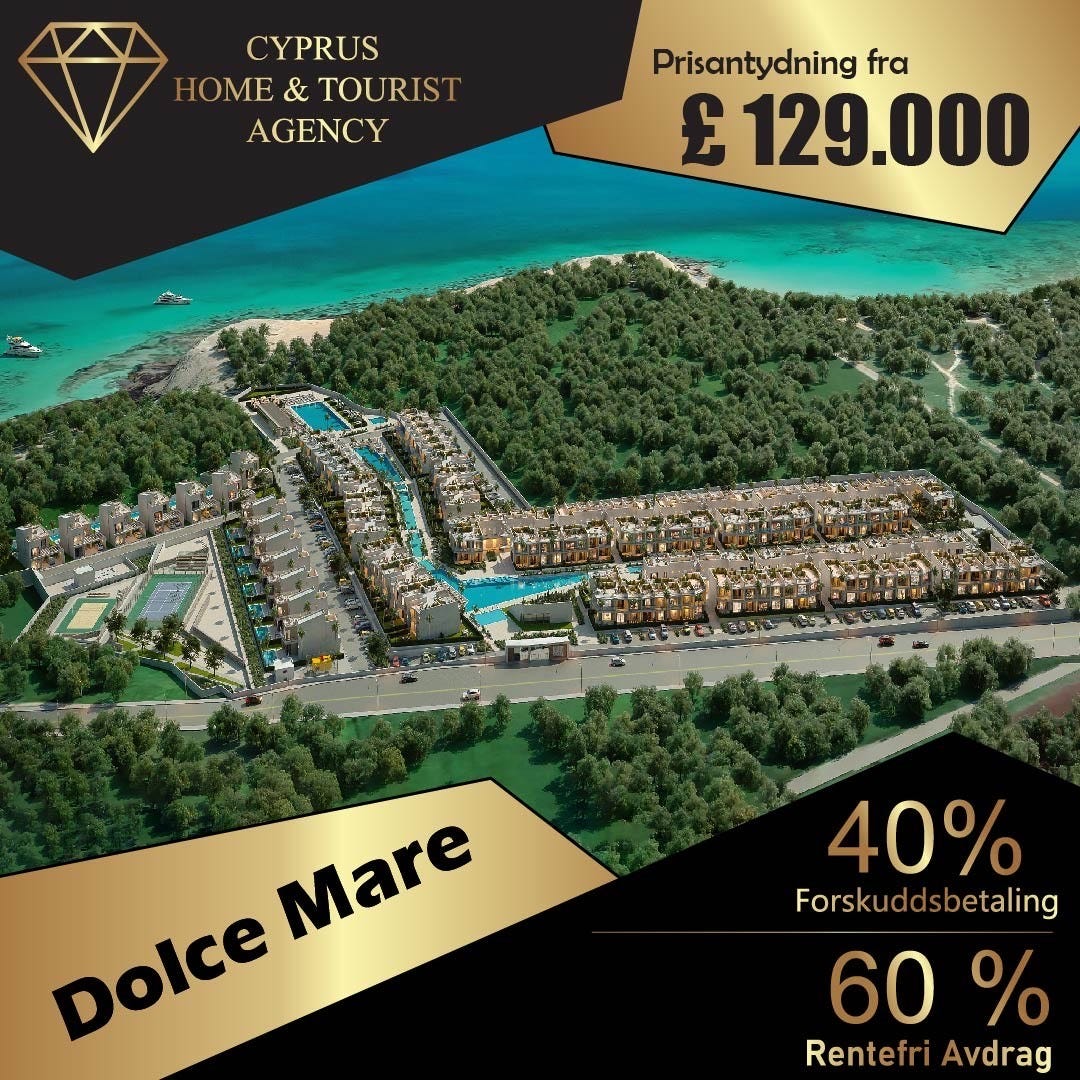 Nytt spennende prosjekt Dolce Mare fra Akol i vakre Nord-Kypros | FINN eiendom