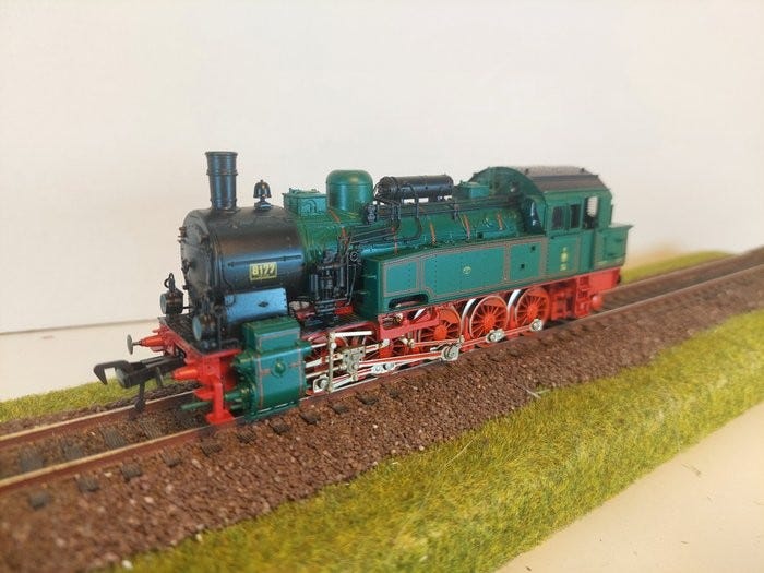 Fleischmann H0 - 4810 - Tilhengervogn-lokomotiv (1) - T16 8177 - BR 94 ...