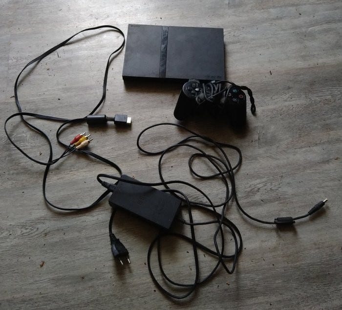 Sony - Playstation 2 (PS2) - ultra slim console with dual shock 2 ...