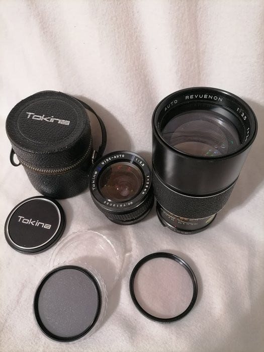 Revuenon, Tokina 2,8/28mm + 3,5/200mm - M42 | Kamera-objektiv | FINN-torget