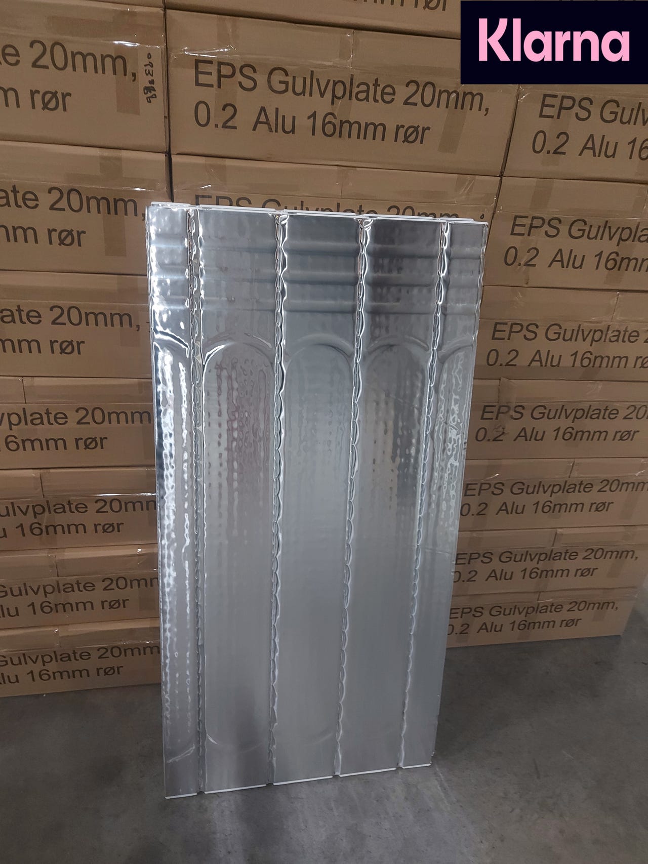 EPS 400 Sporplate 1200X600X20MM for 16mm rør | FINN-torget