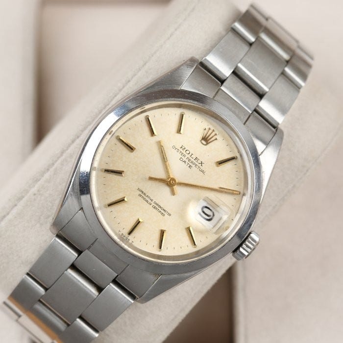 Rolex - Oyster Perpetual Date - 1501 - Tropical dial - Unpolished ...