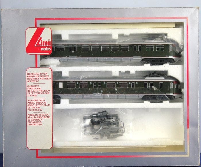 Lima H0 - 149731 - Tog enhet (1) - Todelt togsett Mat '46 'Muizenkop ...