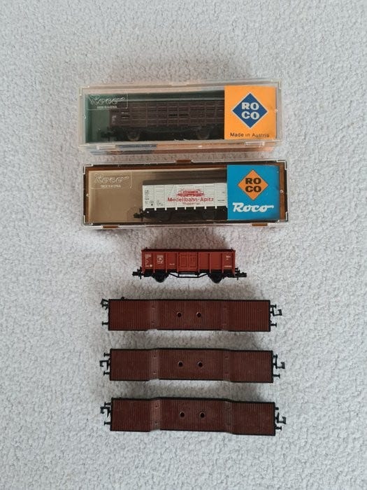 Roco, Fleischmann piccolo N - 2322/2356/02321/8205 - Modelltogvogn (5 ...