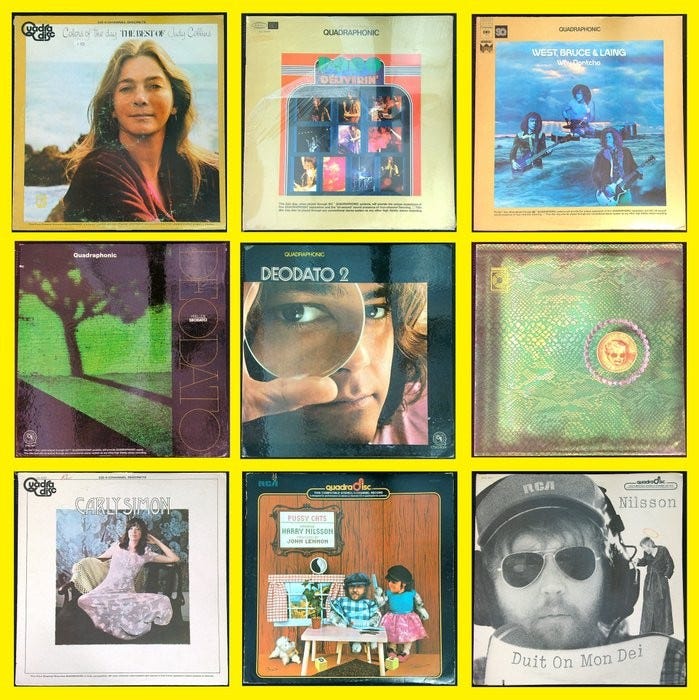 Quadraphonic LP's - Lot of 9 original early 70's Quadraphonic LP's - LP ...