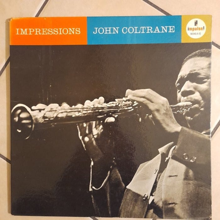 John Coltrane - Impressions - Vinylplate - 1st Mono pressing - 1963 ...