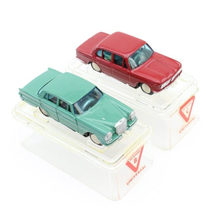Rasant - Slot car (2) 1/72 HO - BMW - Mercedes - 1960-1970 - Tyskland ...