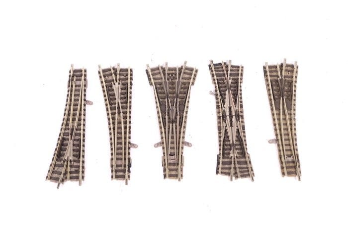 Fleischmann N - 9157/9184/9141/9177/9178 - Modelltogspor (5) - Fem ...