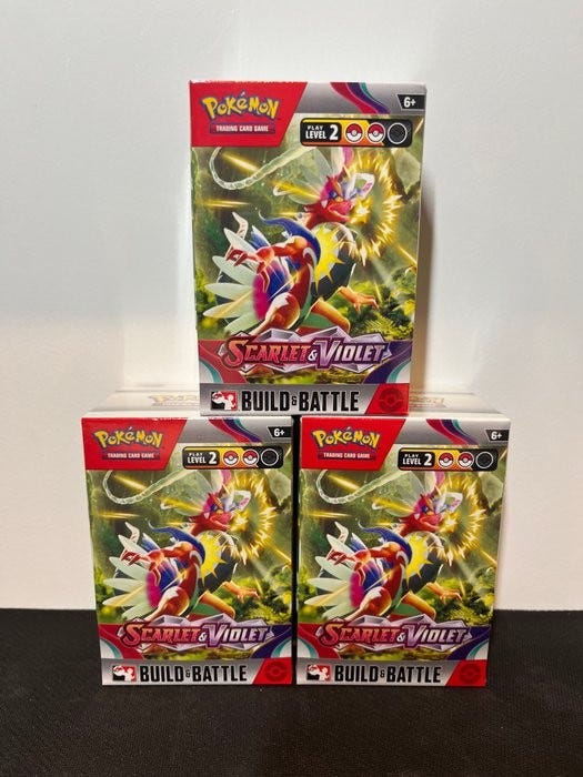 Pokémon - 3x S&V Build & Battle Kit - Eske - Papir | FINN-torget