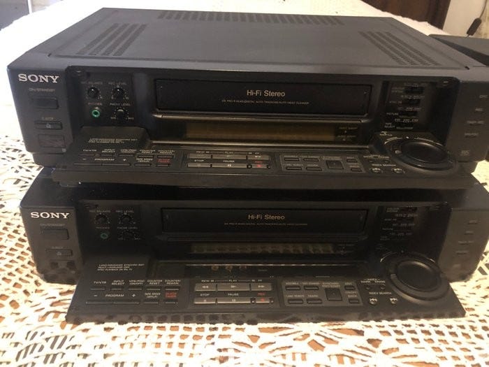 Sony 2x SLV-E1000VC VHS recorder | FINN-torget