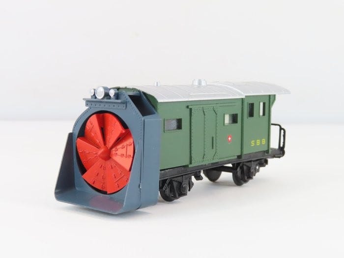 Kleinbahn H0 - 322 - Modelltog godsvogn (1) - 2-akslet "Sneeschleuder ...