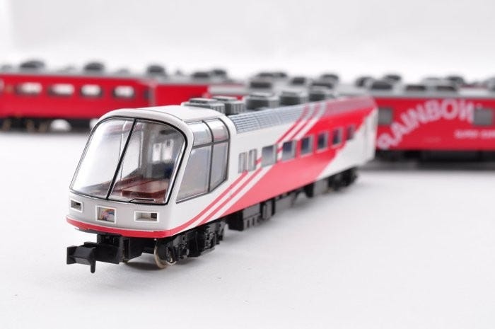 Kato N - 10-306 - Togsett (1) - Super Express Rainbow 7-bilsett - JNR ...