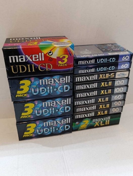 Maxell - XLII-S* XL II* UDII CD* Black Magnetite - Tom lydkassett ...