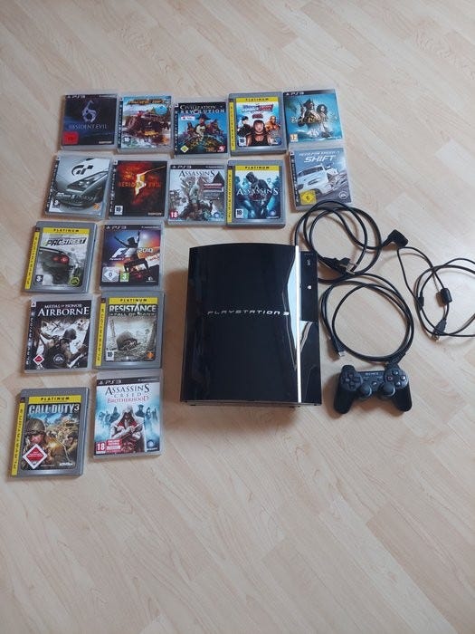 Sony - Playstation 3 (PS3) - Videospillkonsoll + spill - Uten original ...