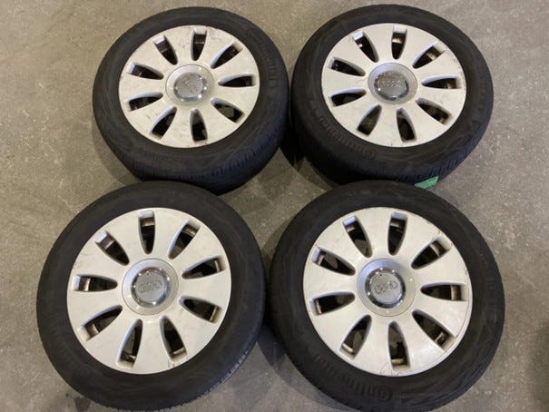 HJULSETT SOMMER ALUMINIUM 16 , AUDI A4, 2004-2008 Modell (791646 ...