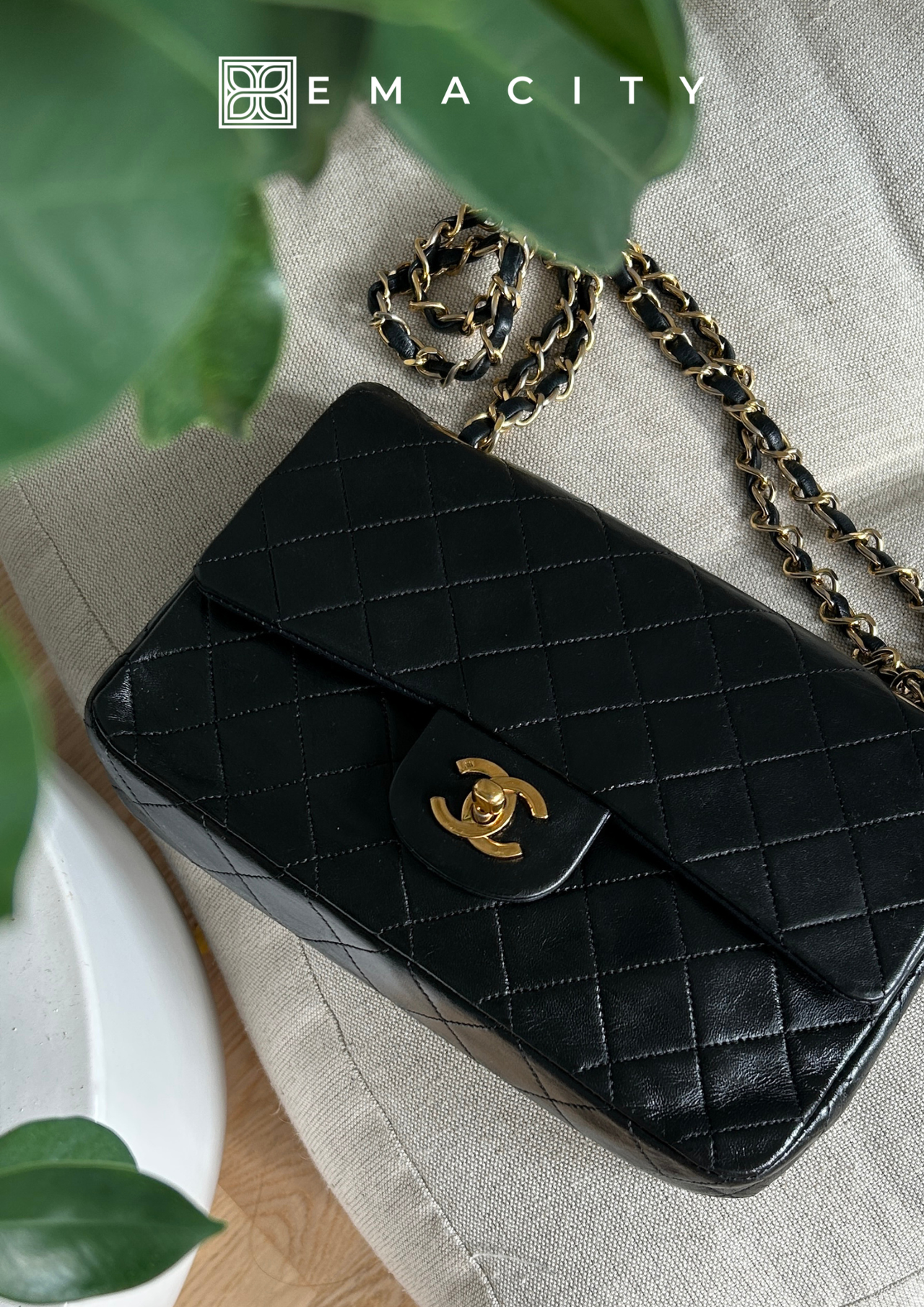 Chanel Small Double Classic Flap, Svart GHW | FINN-torget