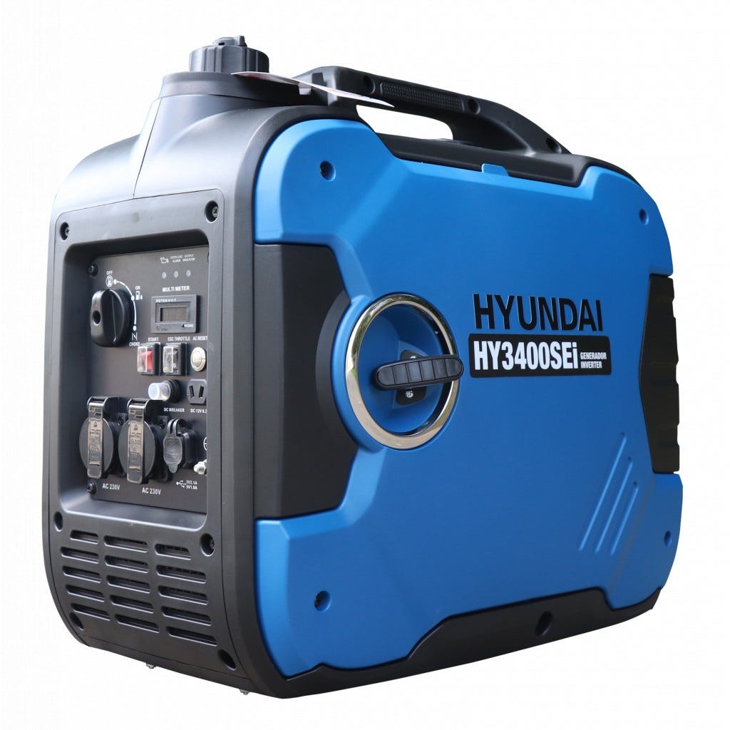 SE PRIS! HYUNDAI 3400W Inverter Aggregat M/EL Start HY3400SEi | FINN-torget