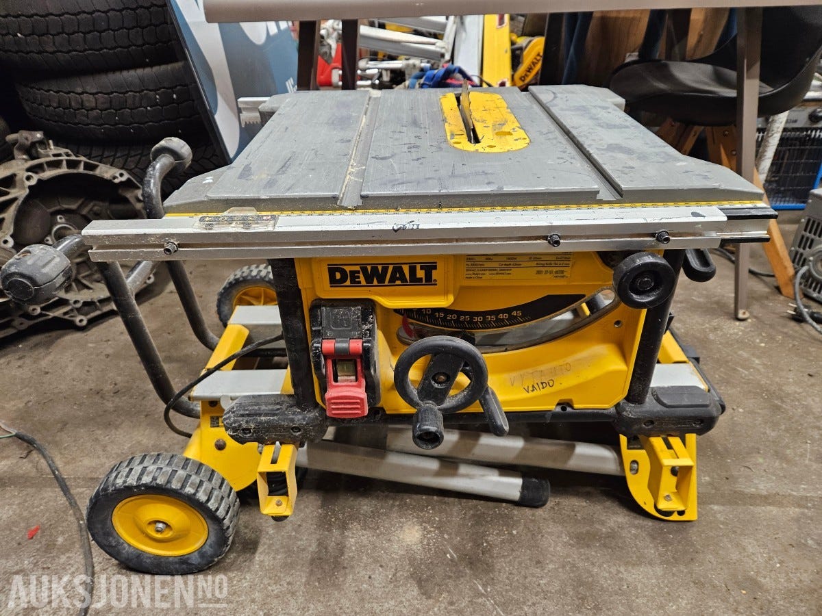 Dewalt DWE7485 bordsag m/dewalt DE7400 stativ | FINN-torget