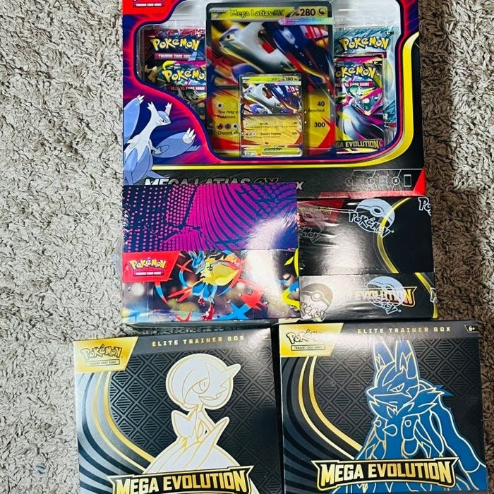14 Box - Pokémon - Mega Evolutions MEGA BUNDLE - Booster Box / Mini Tin ...
