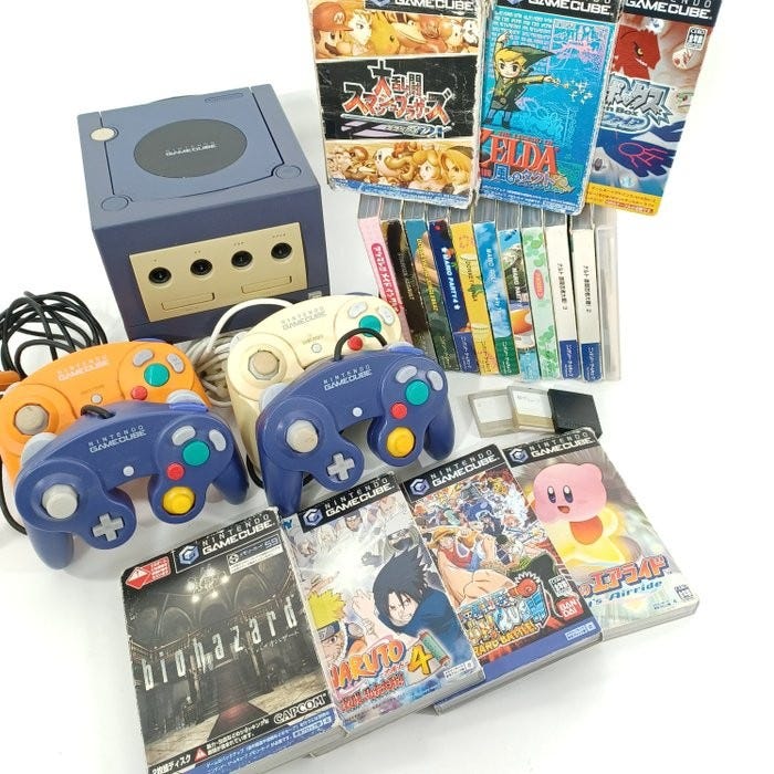 Nintendo - Gamecube - 'Indigo' Console Bundle - Tested & Complete with ...