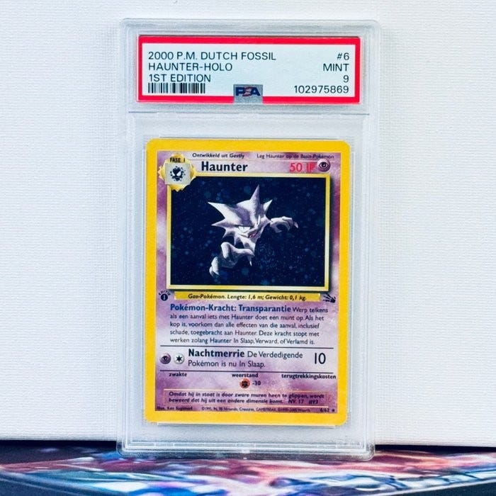 Pokémon Graded card - Haunter holo #6 1st Edition - Pokémon - PSA 9 ...