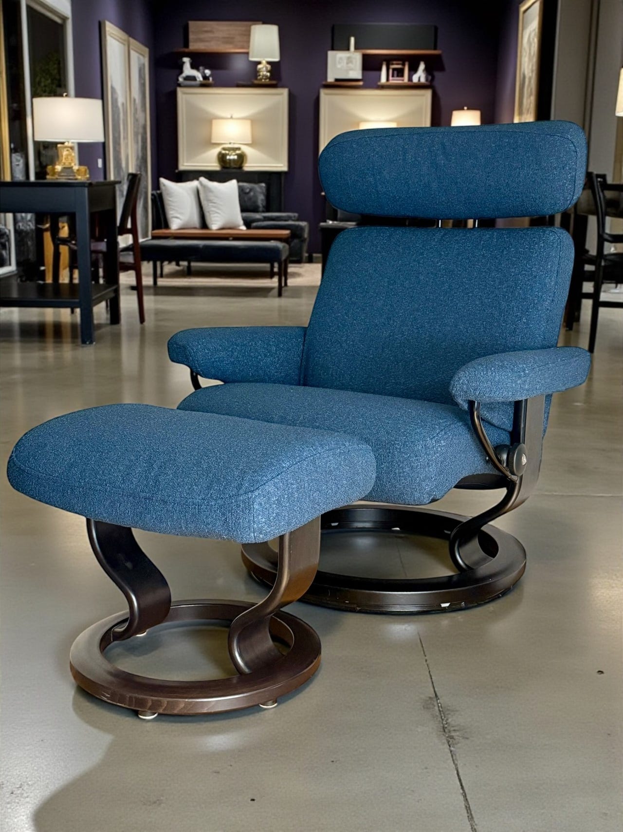Stressless Orion M(medium) lenestol + fotskammel - Nylig renovert! FRI ...