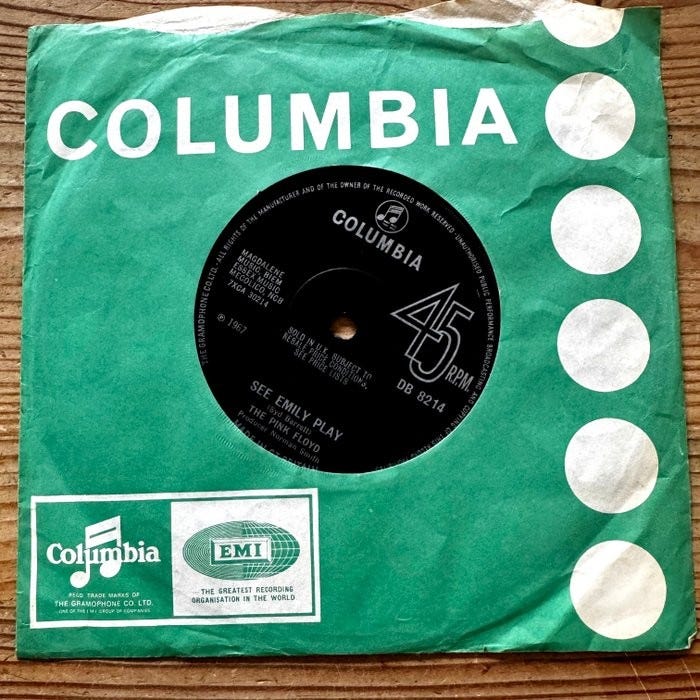 Pink Floyd - See Emily Play [first UK Pressing] - LP - Stereo - 1967 ...