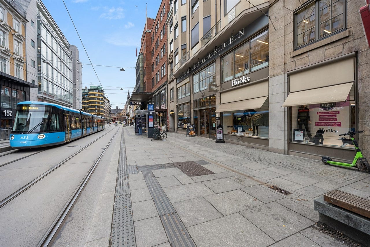 Oslo sentrum Storgata 25 - Forretningslokale med meget god beliggenhet ...