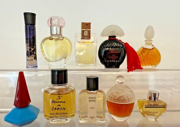 Temasamling - Parfymeflasker - eksklusive miniaturer - Armani ...