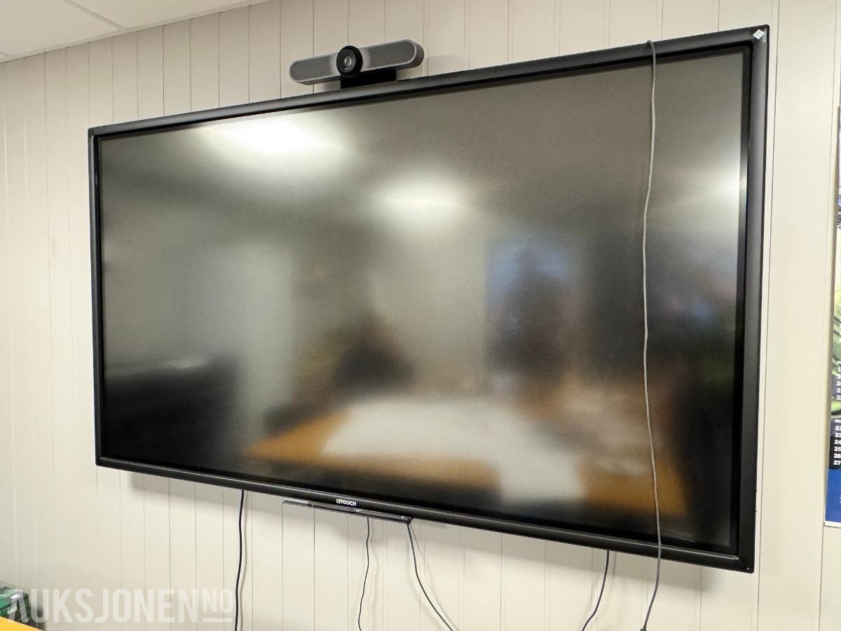 86`` Interaktiv touch-skjerm i3TOUCH med Logitech MeetUp ...