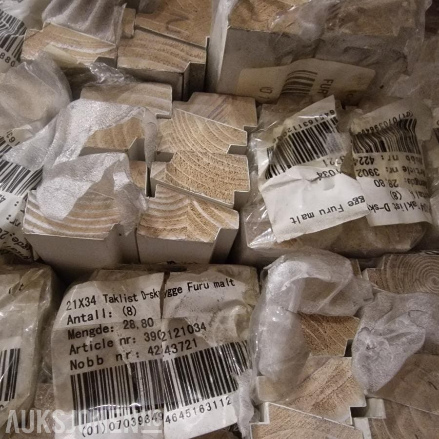 Furu 21x034 taklist D-skygge Sødra Interiør malt hvit | FINN-torget