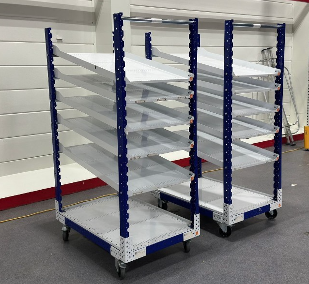 5stk. FLEXCUBE FLOW SHELF CART | FINN-torget