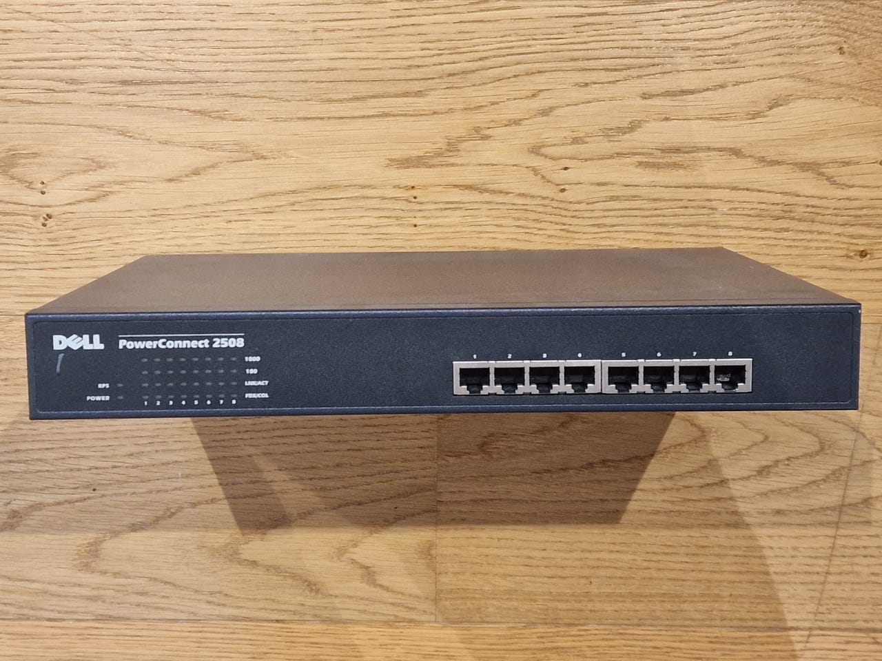 Dell PowerConnect 2508 Ethernet 8-Port Gigabit Up-Link Network Network ...