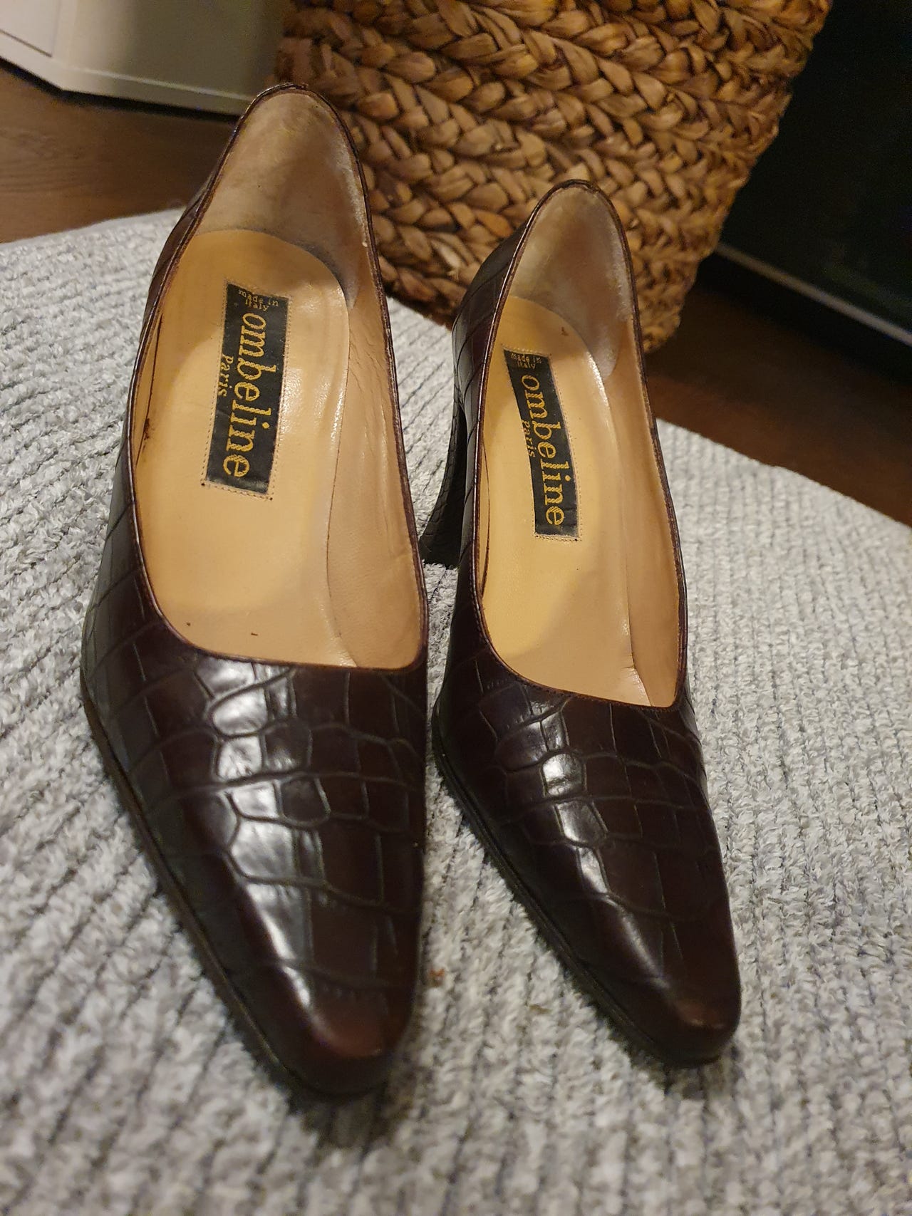 Ombeline brune pensko skinn | FINN-torget