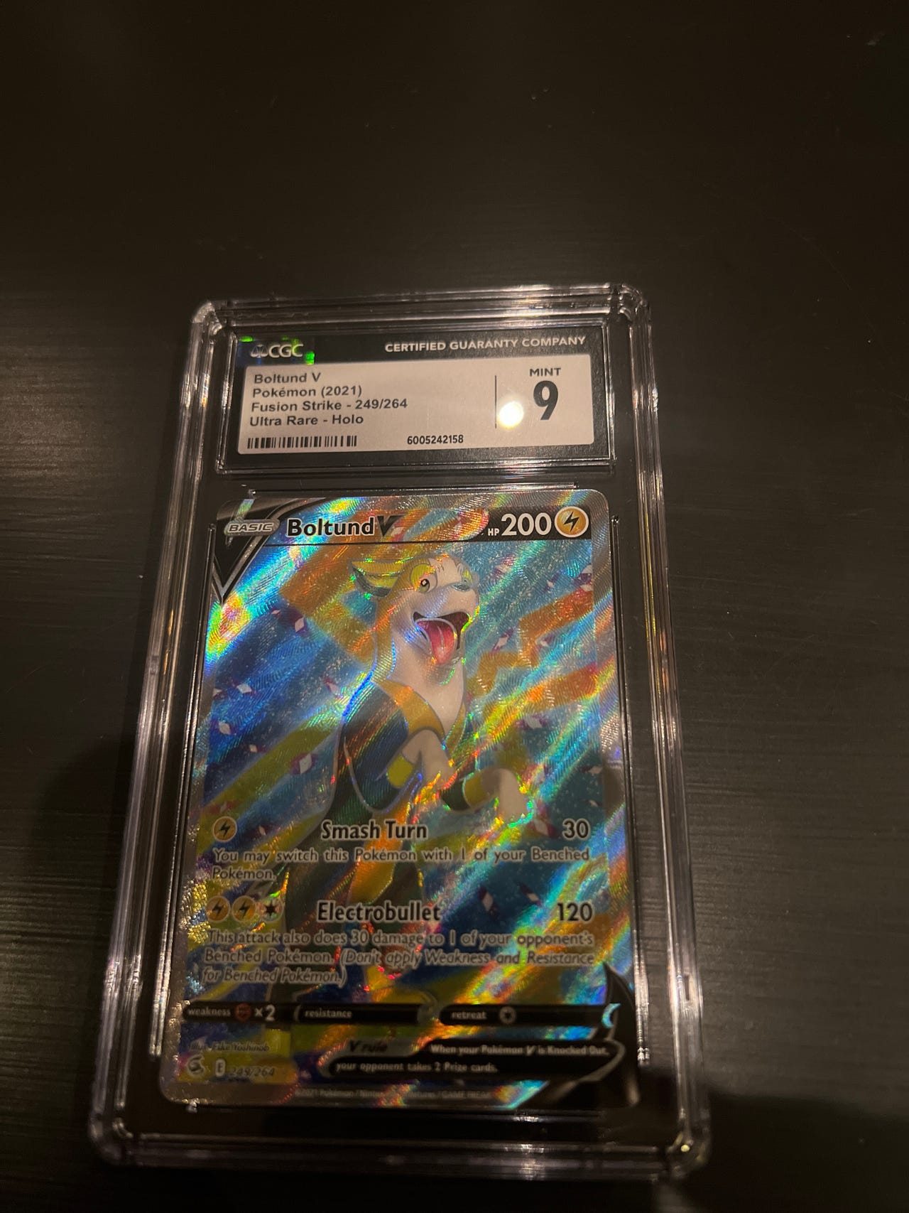 Boltund V Pokemon kort CGC 9 | FINN-torget