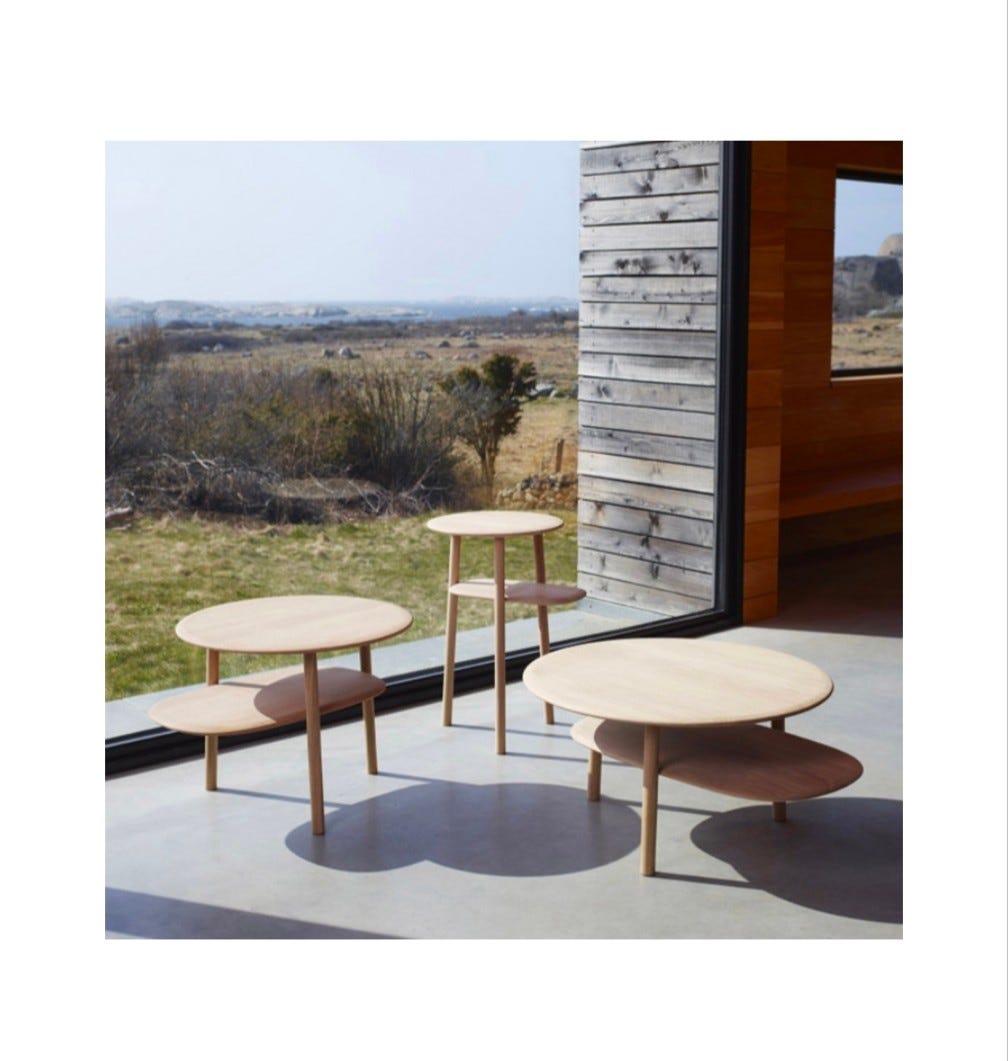 Stokke Austad - Rang sofabord - Ø70 - sortbeiset | FINN-torget