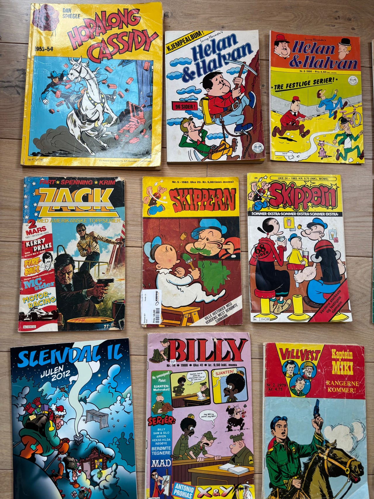 Klassiske tegneseriehefter fra ca. 1980 – se hvilke! | FINN-torget