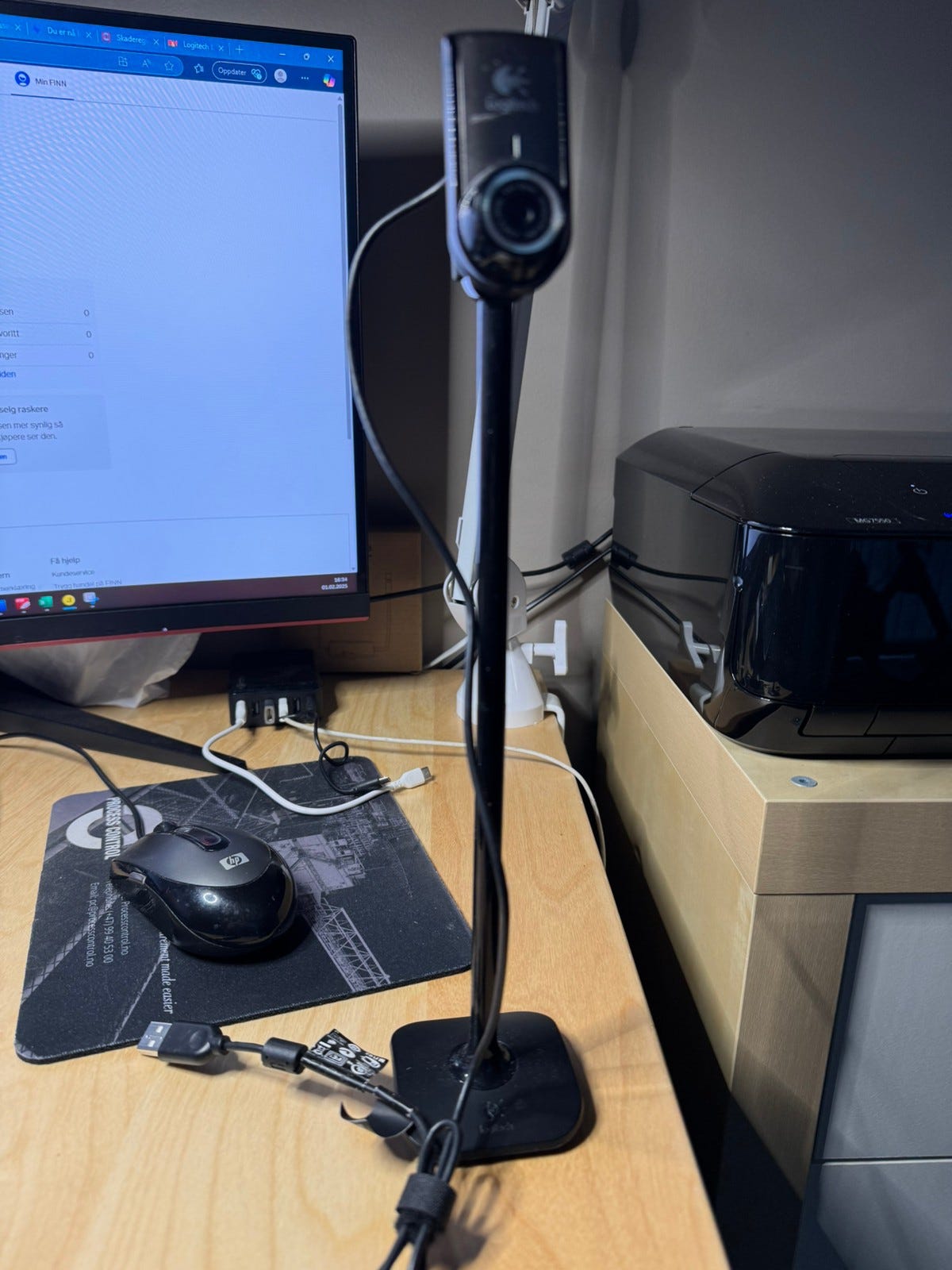 Logitech B905 Webkamera m/stativ | FINN-torget