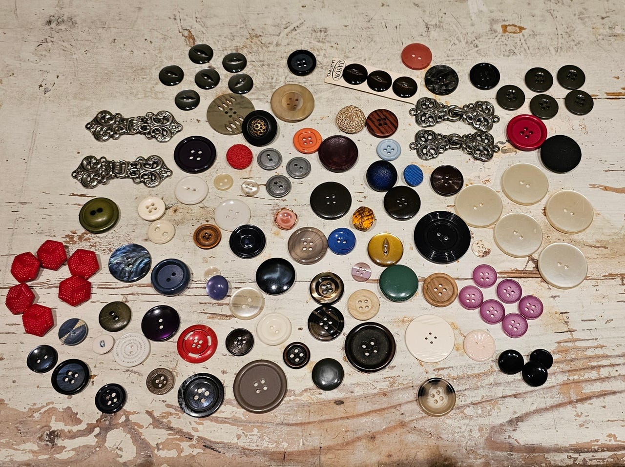 Samling gamle knapper C | FINN-torget